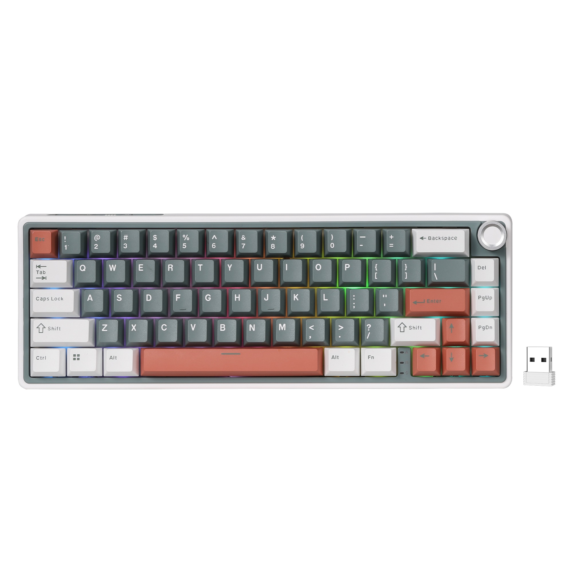 Buy RK ROYAL KLUDGE R65 Mechanical Keyboard, RGB, 2.4Ghz/BT/Wired ...
