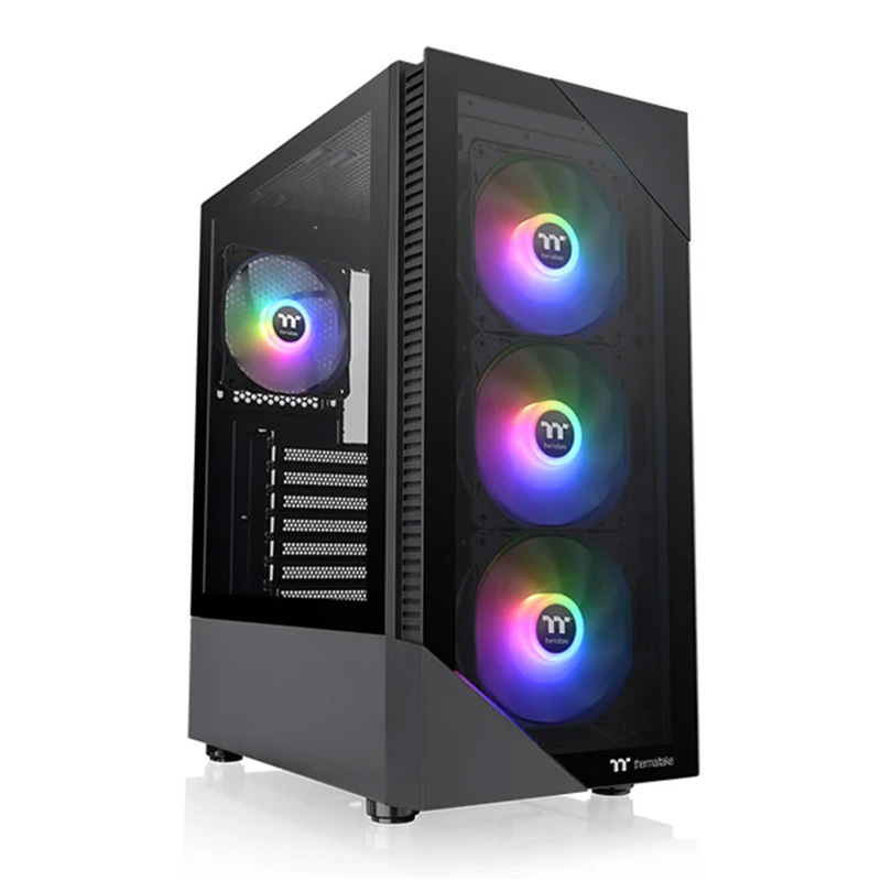 Buy Thermaltake View 200 Plus TG ARGB Mid Tower ATX Case - Black (CA ...