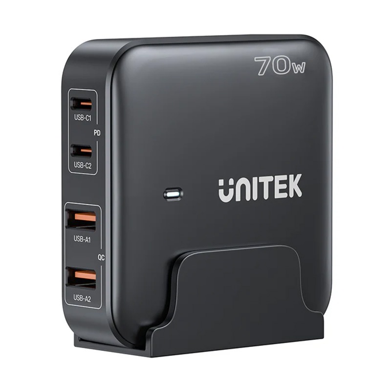 Buy Unitek 70W 4 Port Desktop USB GaN Smart Charging Station - Black ...