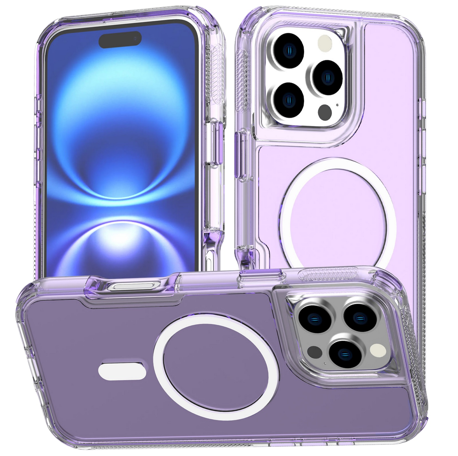 Buy PROTEKTR CrystalShield Case for iPhone 16 Pro - Purple - MyDeal ...