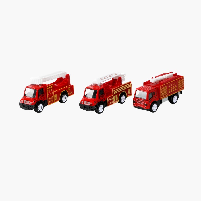 Buy Red Alloy Fire Truck - Assorted - MyDeal Australia