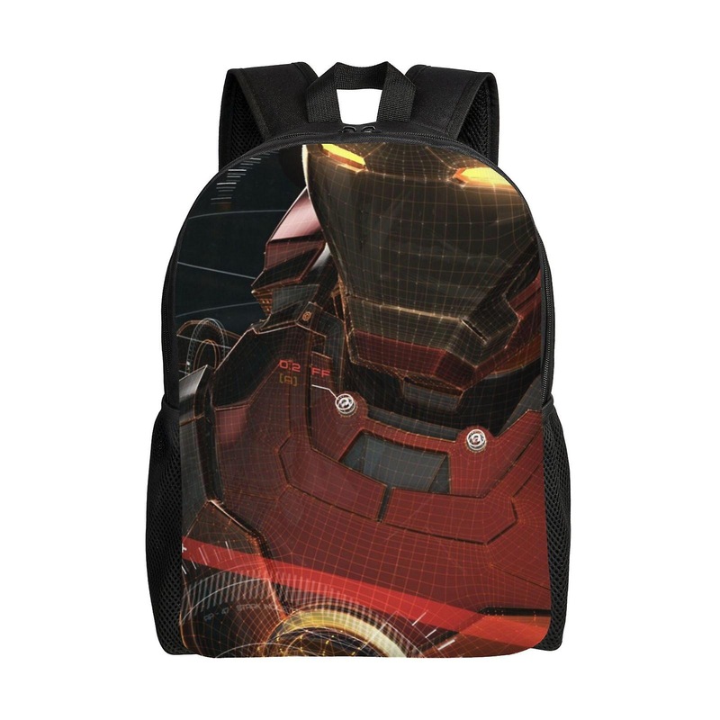 Buy Iron Man Backpack, Travel Laptop Backpack, Water Resistant College ...