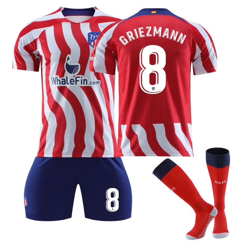 Buy Beakey GRIEZMANN #8 Madrid Home Jersey 2022/23 Soccer Jersey Kit ...