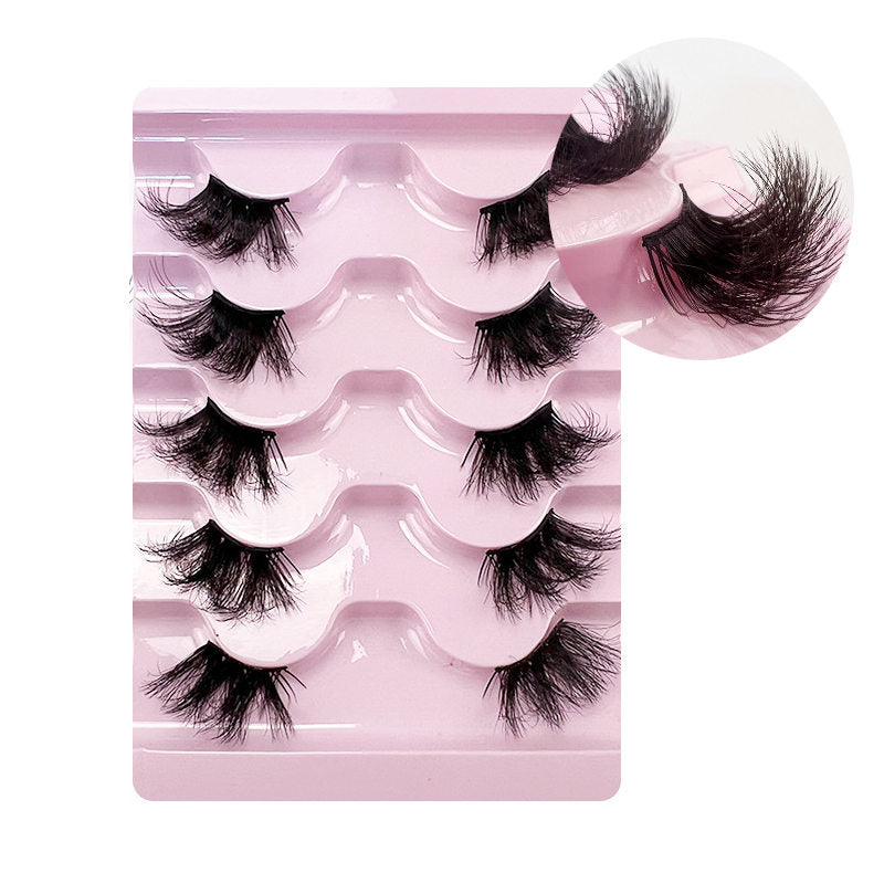 Buy Beakey Half Lashes Natural Looking Cat Eye Fluffy 3D Curly False ...