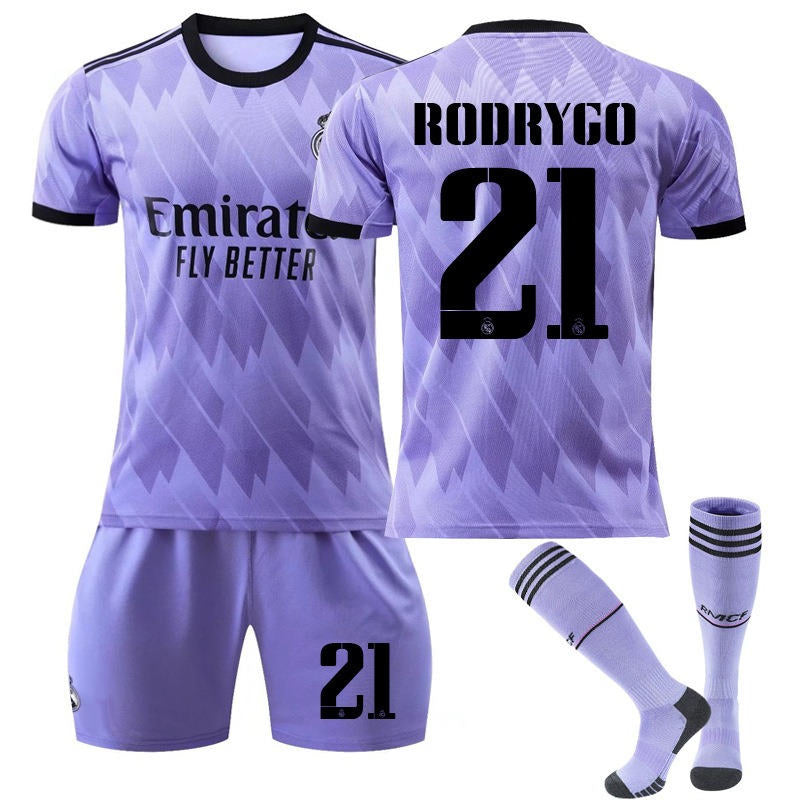 Buy Beakey RODRYGO #21 Real Madrid Club Away Jersey 2022/23 Soccer ...
