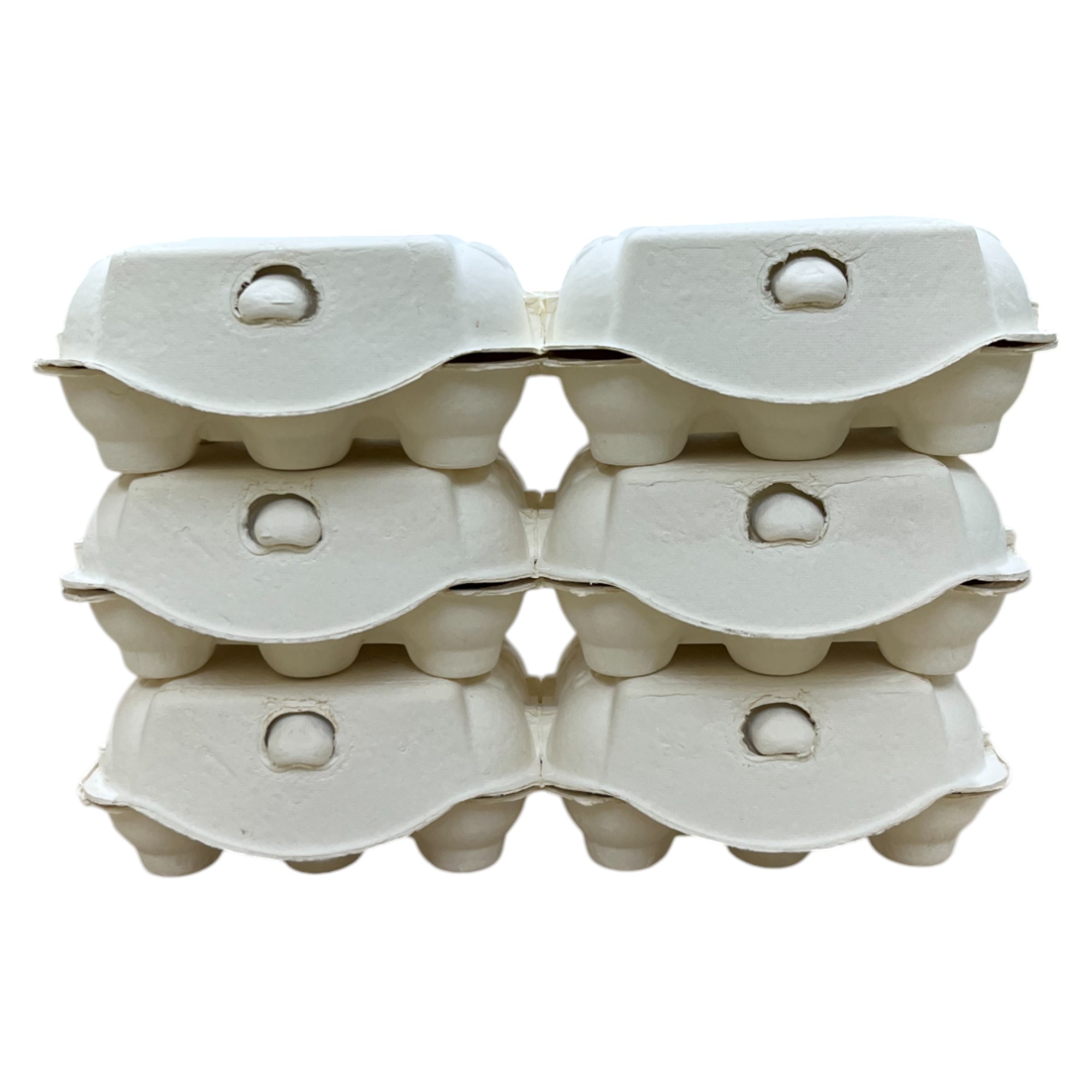Buy 71 X White Egg Cartons For 12 Eggs Full Dozen Twin Six Carton ...