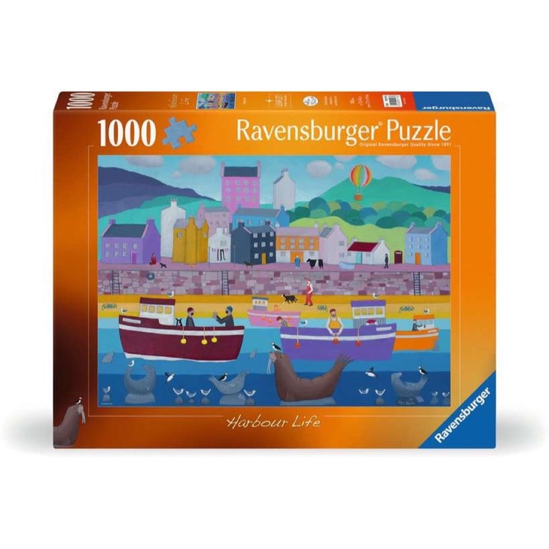Buy Ravensburger 01173-6 Alisa Black Harbour Life 1000pc Jigsaw Puzzle ...