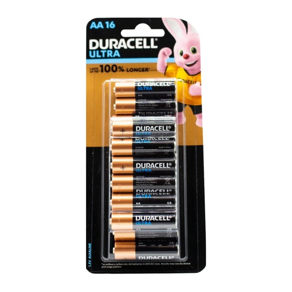 Buy Duracell Ultra AA Batteries – 16 Pack (PK16) - Long Lasting Power ...