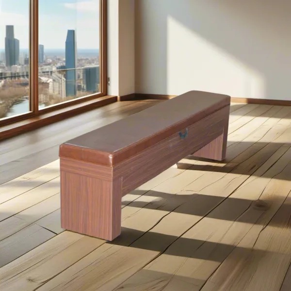 Buy TOPONE Storage Leather Bench for Game Tables Durable Steel Frame ...