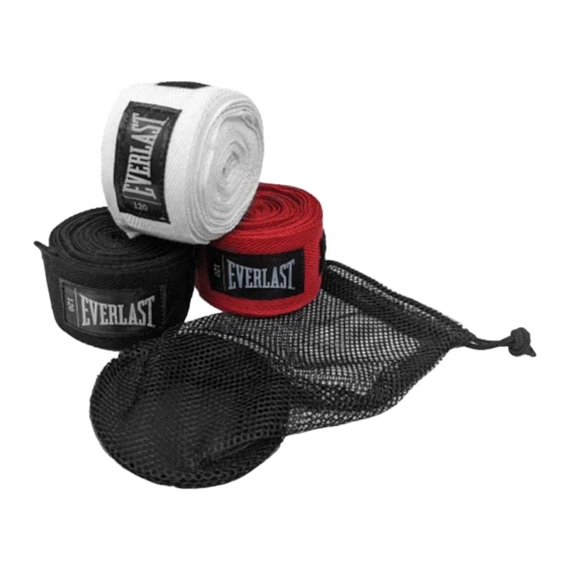 Buy Everlast - Core 120" Hand Wraps 3 Pack (Black/Red/White) - MyDeal