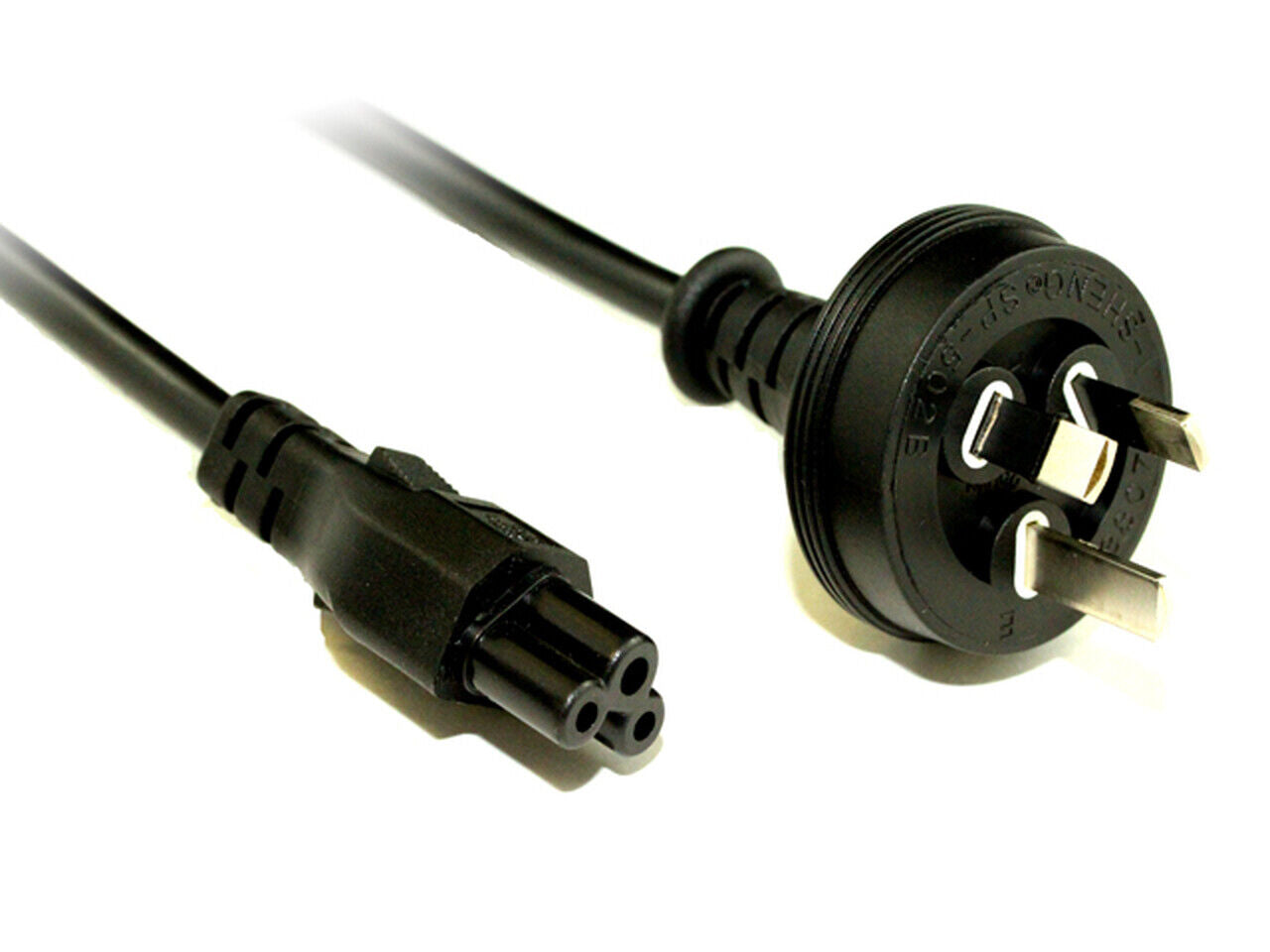 Buy Premium Male 3 Pin AC to Female IEC C5 Cloverleaf plug Power Cable ...