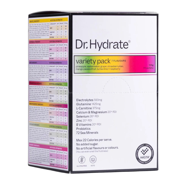 Buy Dr. Hydrate - All-In-One Drink Sachet - Variety Box - MyDeal Australia