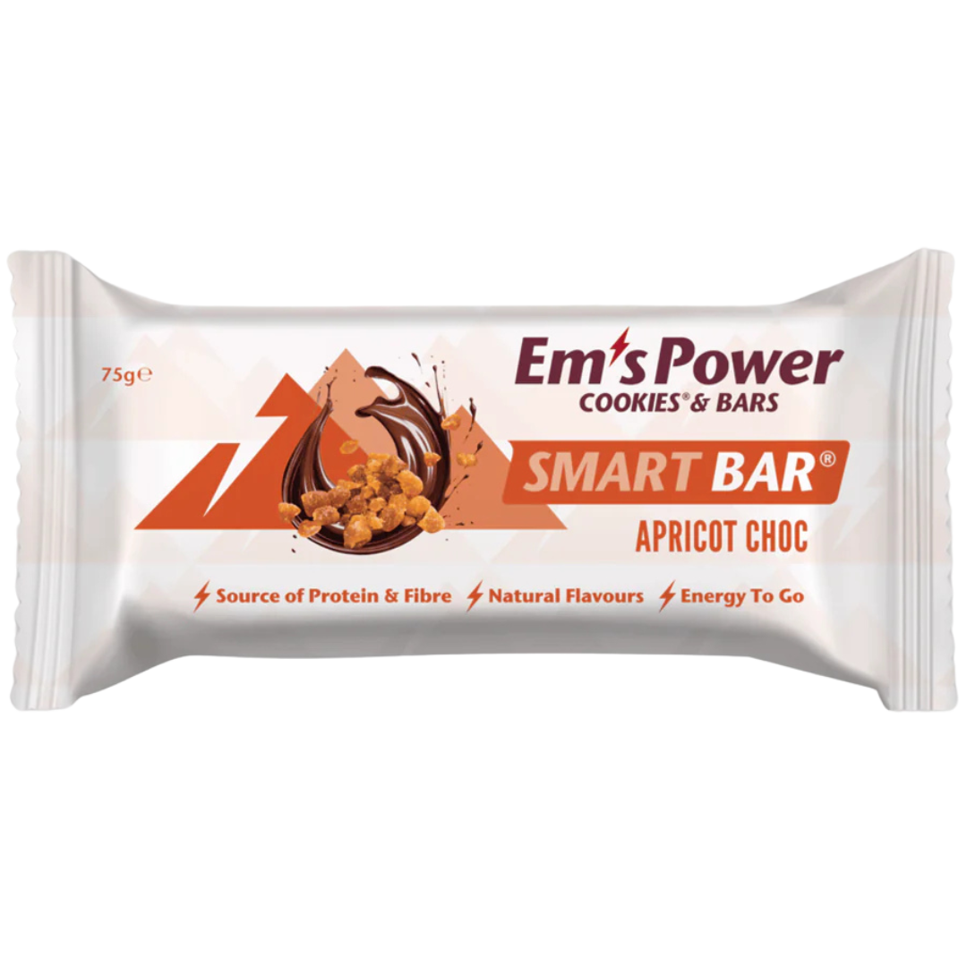 Buy Em's Power Cookies - Smart Bars - Apricot Choc - MyDeal Australia
