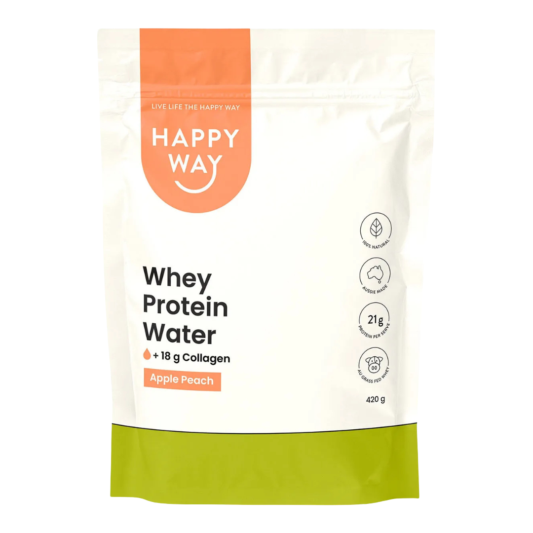 Buy Happy Way - Whey Protein Water 420g - Apple Peach - MyDeal Australia