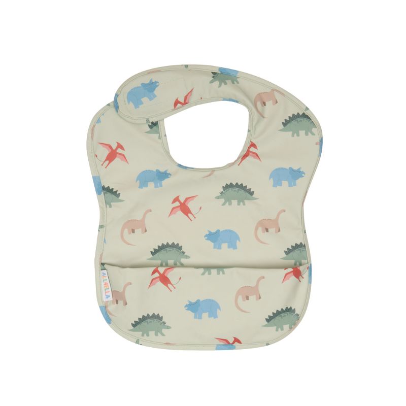 Buy Recycled pouch bib - Dinosaurs - MyDeal Australia