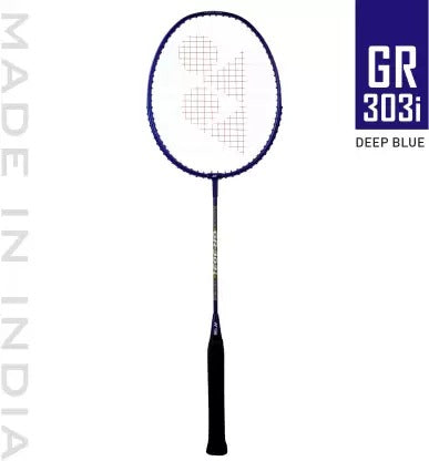 Buy Yonex GR 303i Aluminium Blend Badminton Racquet Blue - Lightweight ...
