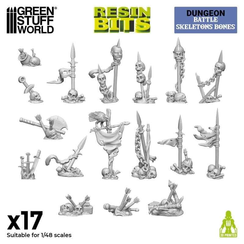 Buy GSW - 3D Printed - Battle Skeleton Bones - MyDeal Australia