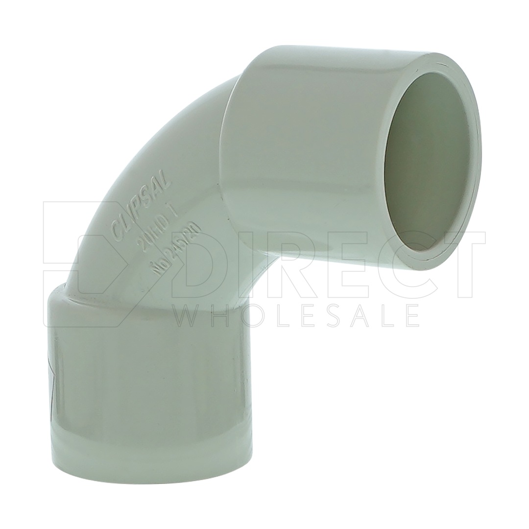 Buy Clipsal Elbow Conduit Pvc Solid 20Mm Grey - 245/20-GY - MyDeal ...