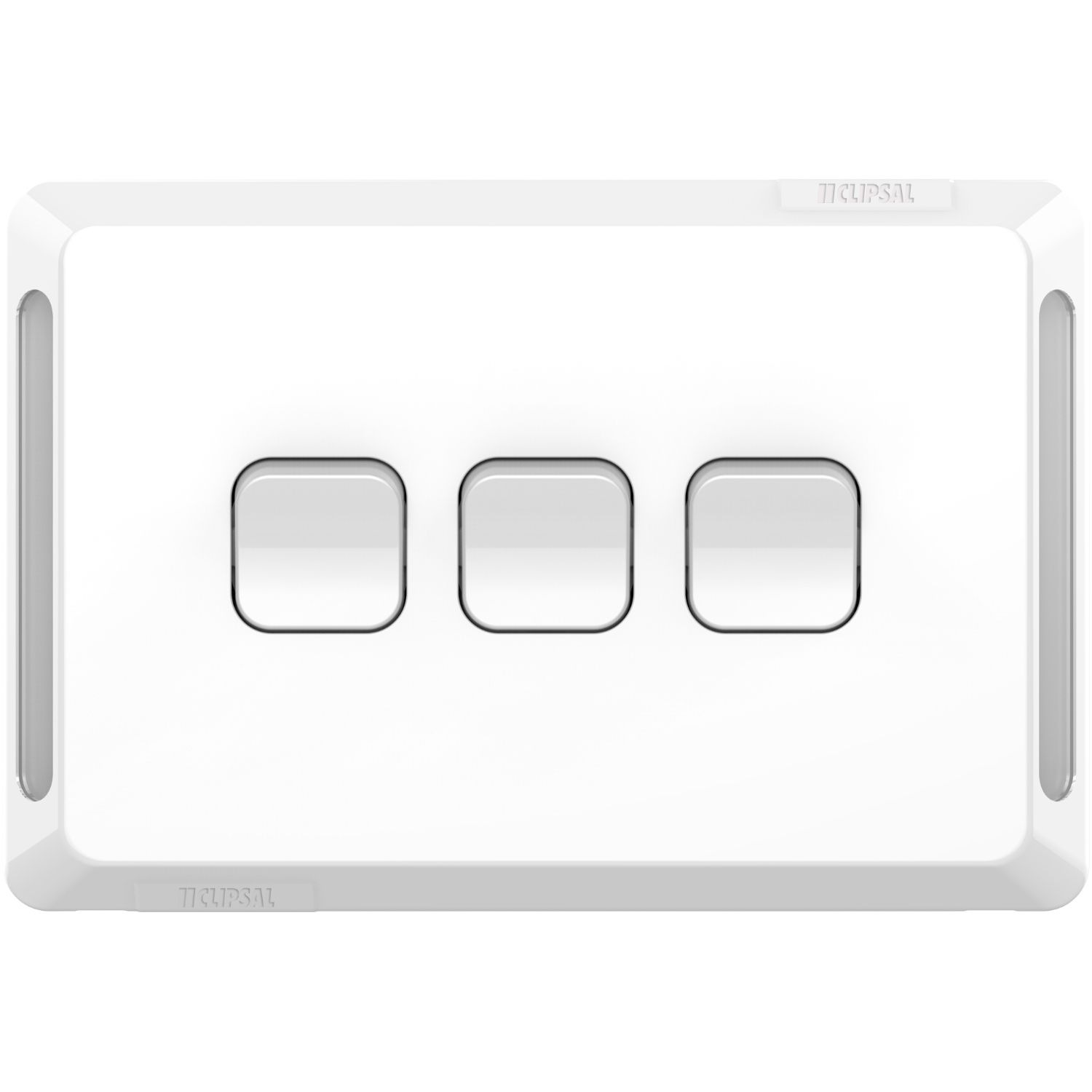 Buy Clipsal Pro Series, 3 switches, horizontal, 1 or 2 way, 20 A / 16 ...