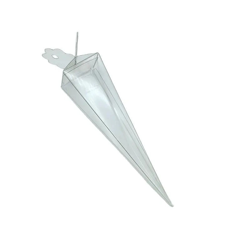 Buy 10 Pack of Clear Pyramid Triangle Shaped Small Clear Gift Box ...