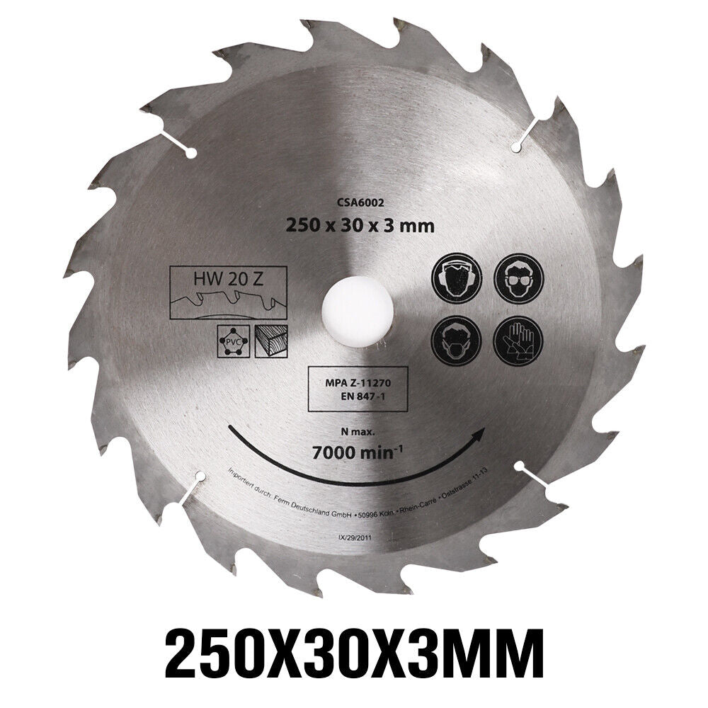 Buy V465 10PC 250mm Circular Saw Blade 20T Cemented Carbide 30/20/16mm ...