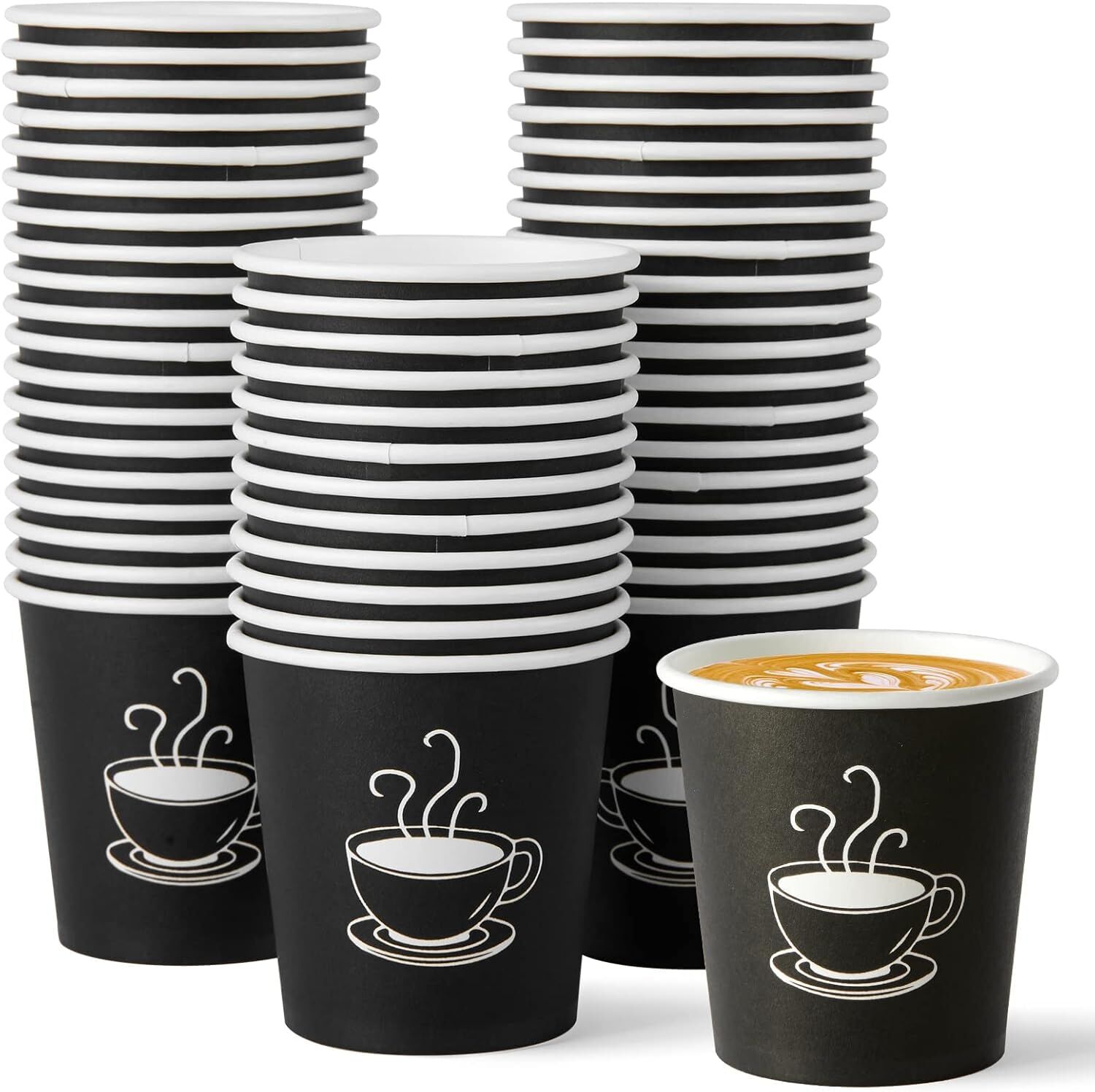 Buy 2880x Premium Paper Small Coffee Cups 2.5oz for Espresso Macchiato ...