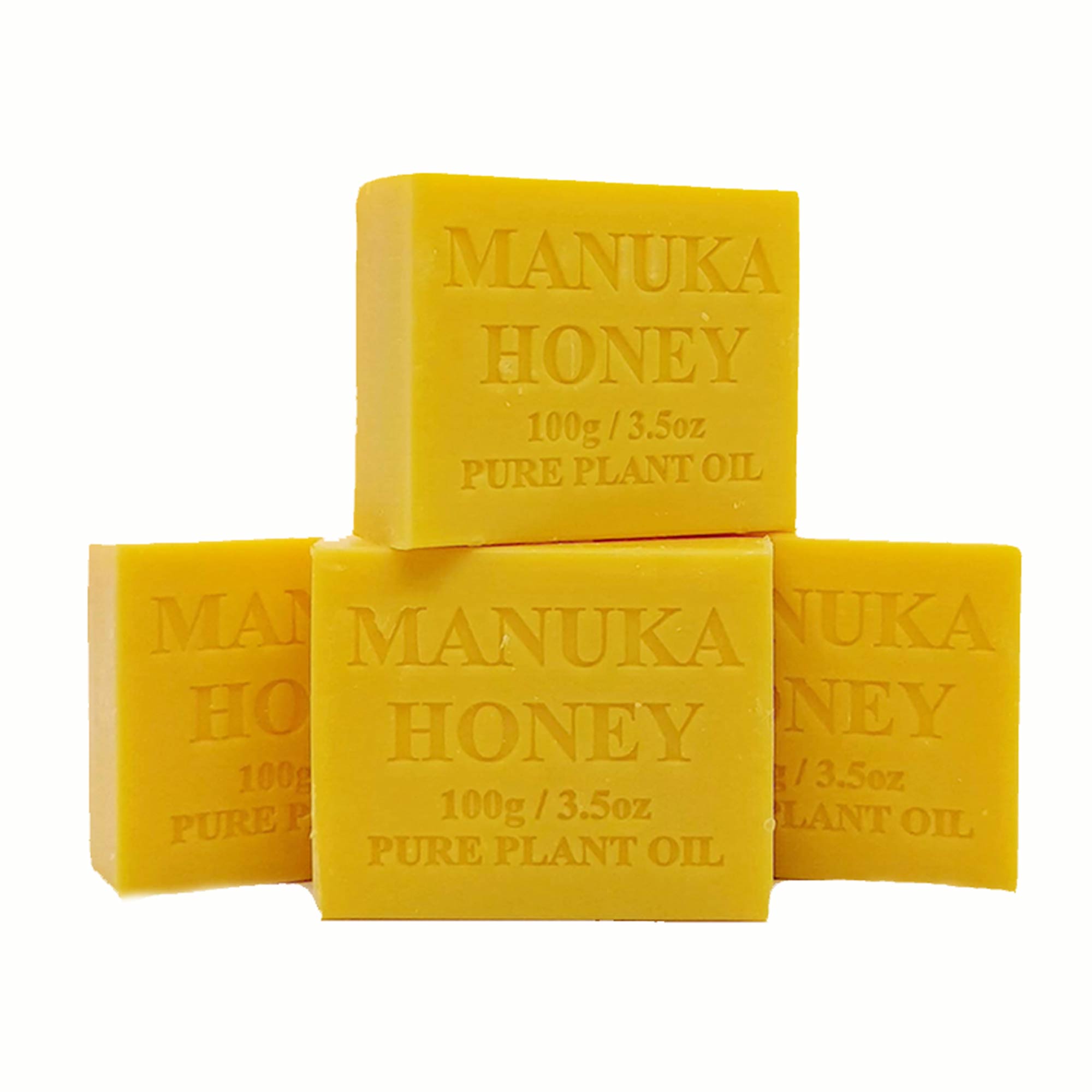 Buy 4x 100g Plant Oil Soap Manuka Honey Scent Pure Vegetable Base Bar ...