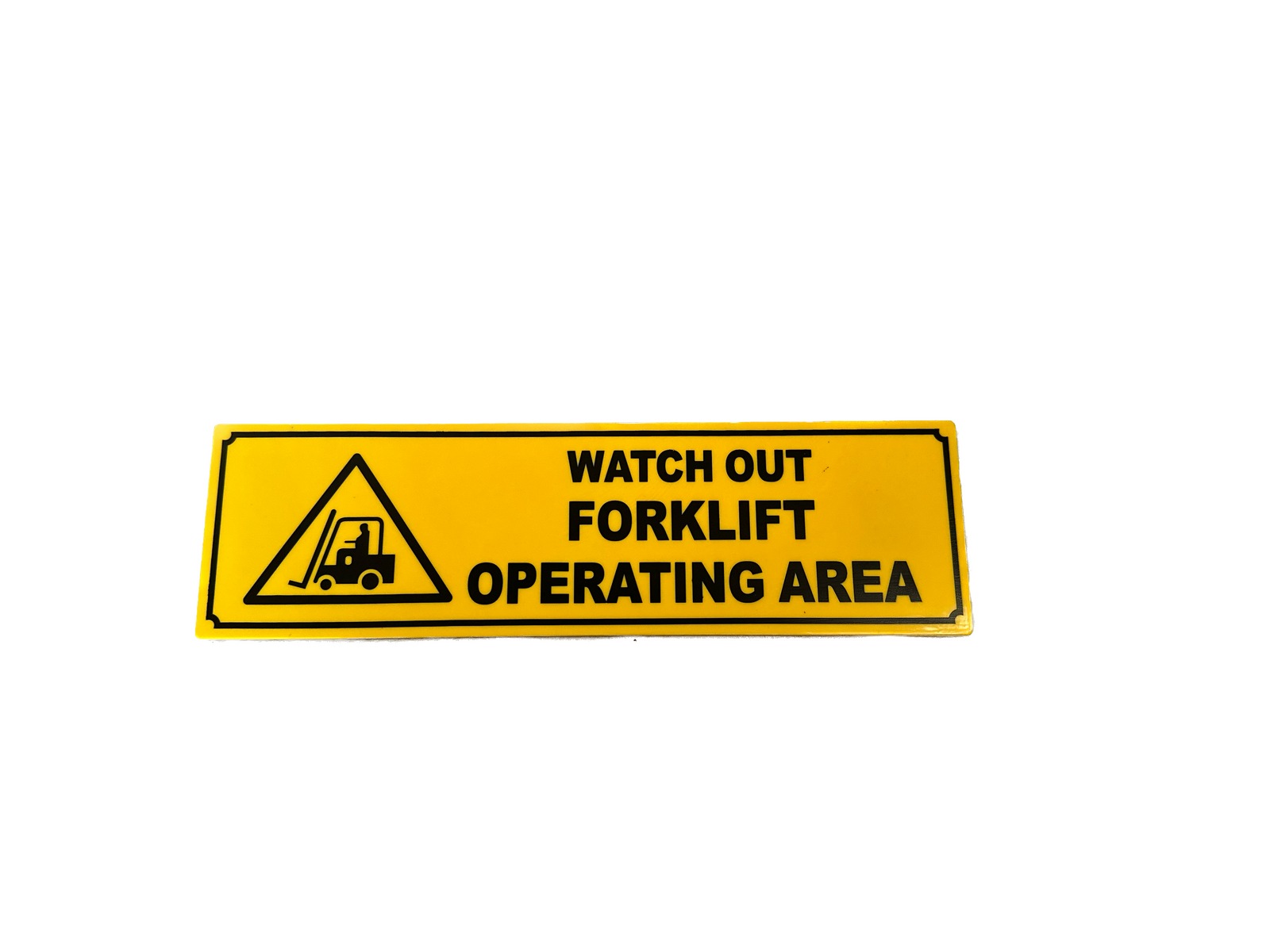 Buy Adhesive Forklift Safety Sign V563-UI2014 33x9.5cm OH&S Caution ...