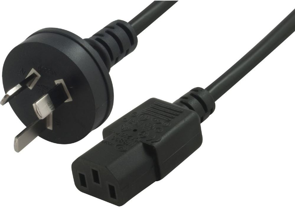 Buy ASTROTEK AU Power Cable 2m - Male Wall 240v PC to Power Socket 3pin ...