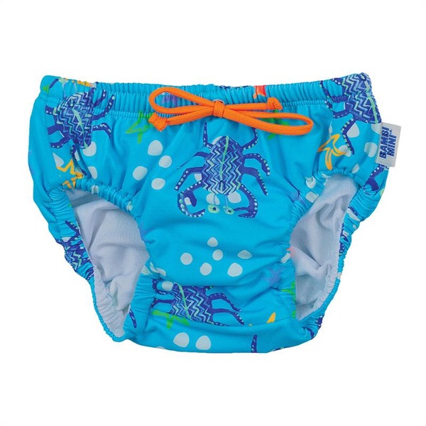 Buy Bambi Mini Co. x SWIM - Reusable Swim Nappy - Blue Crab - Small ...