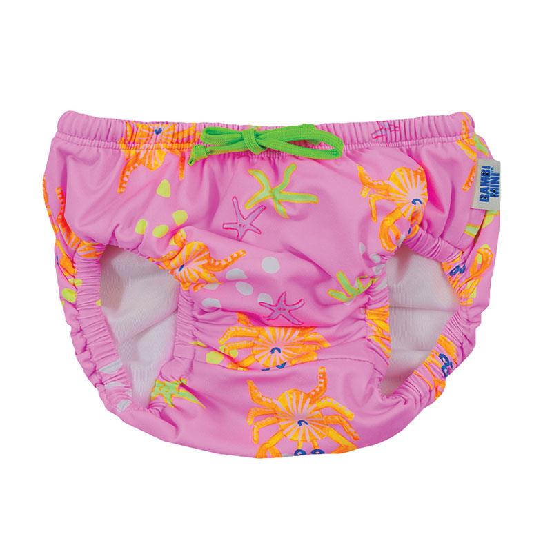 Buy Bambi Mini Co. x SWIM - Reusable Swim Nappy - Pink Crab - Large ...
