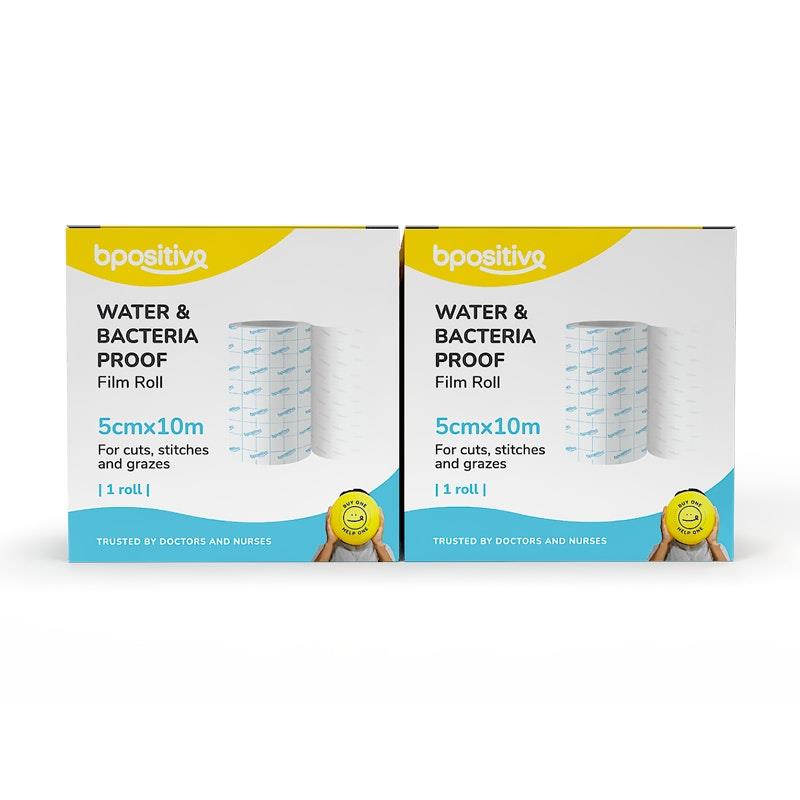 Buy bpositive Waterproof & Bacteria-Proof Roll 5cm x 10m - 2 Pack ...