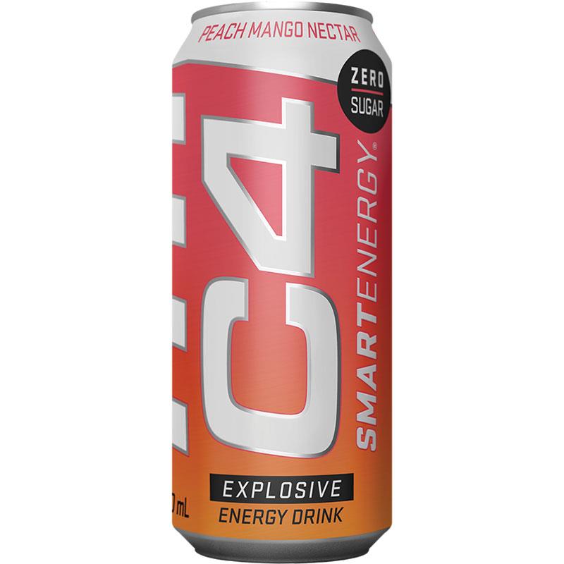Buy Cellucor C4 Smart Energy Drink - Zero Sugar Peach Mango Nectar ...