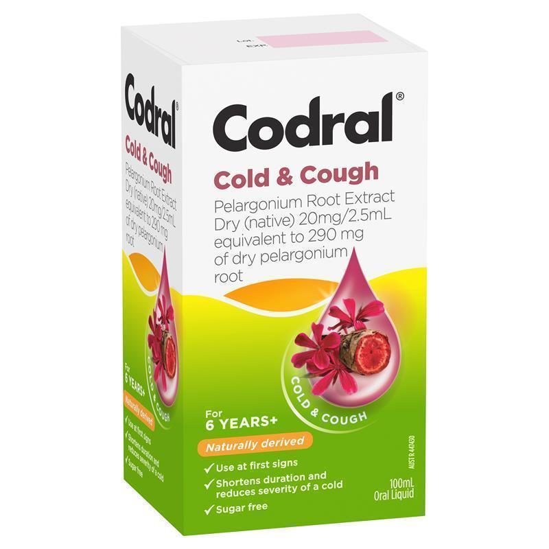 Buy Codral Cold & Cough Pelargonium Root - 100ml for Effective Cold ...