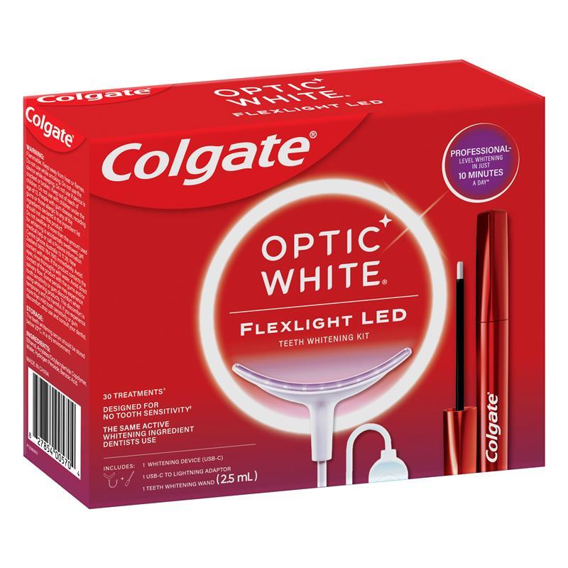 Buy Colgate Optic White LED Flex Light Teeth Whitening Device - MyDeal ...