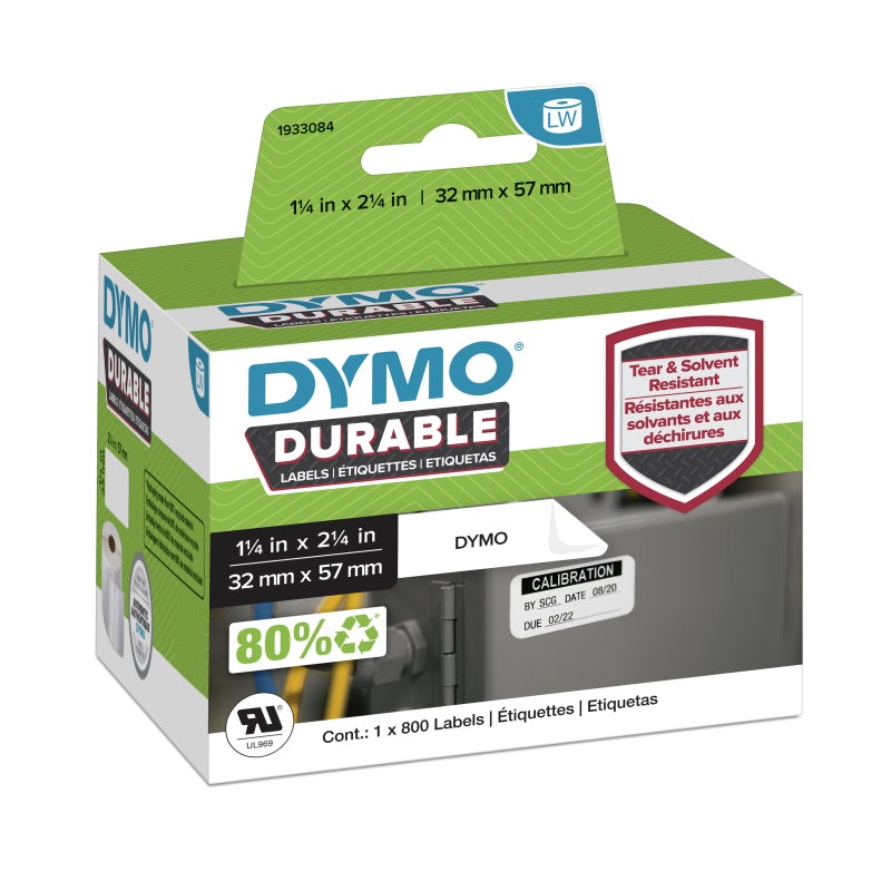 Buy DYMO LW Dur MP Label 57x32mm - MyDeal Australia