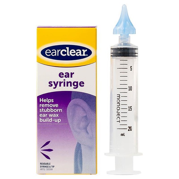 Buy EarClear Ear Syringe - Effective Ear Wax Removal Tool - MyDeal ...