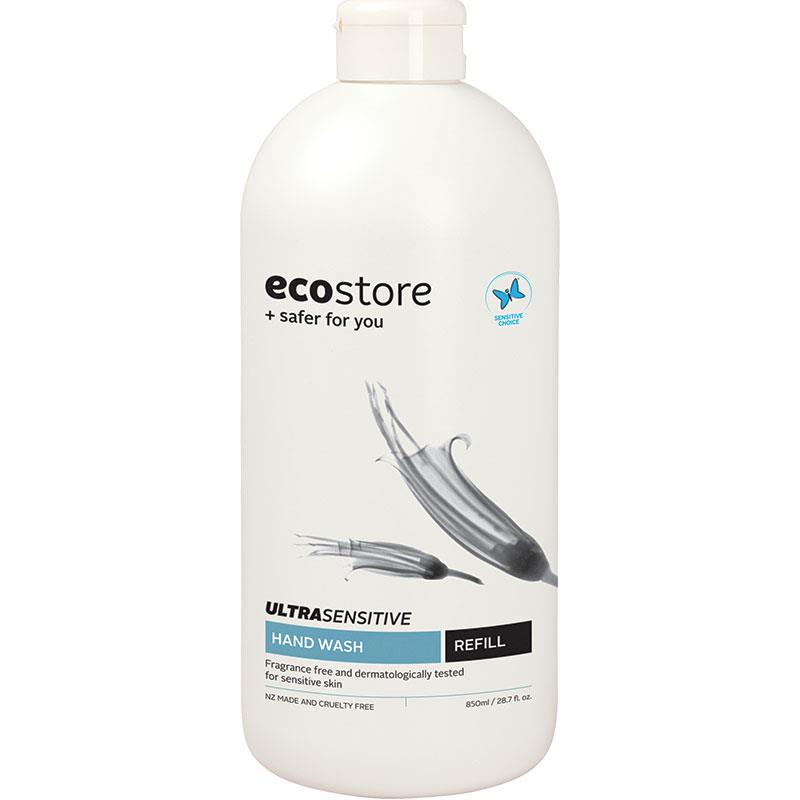 Buy Ecostore Ultra Sensitive Liquid Hand Wash Refill 850ml - Gentle ...