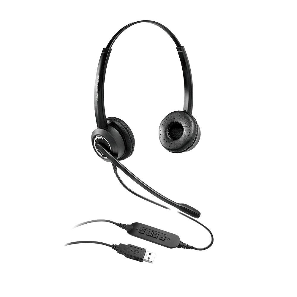 Buy GRANDSTREAM GUV3000 Dual Ear USB Headset, Noise Canceling ...