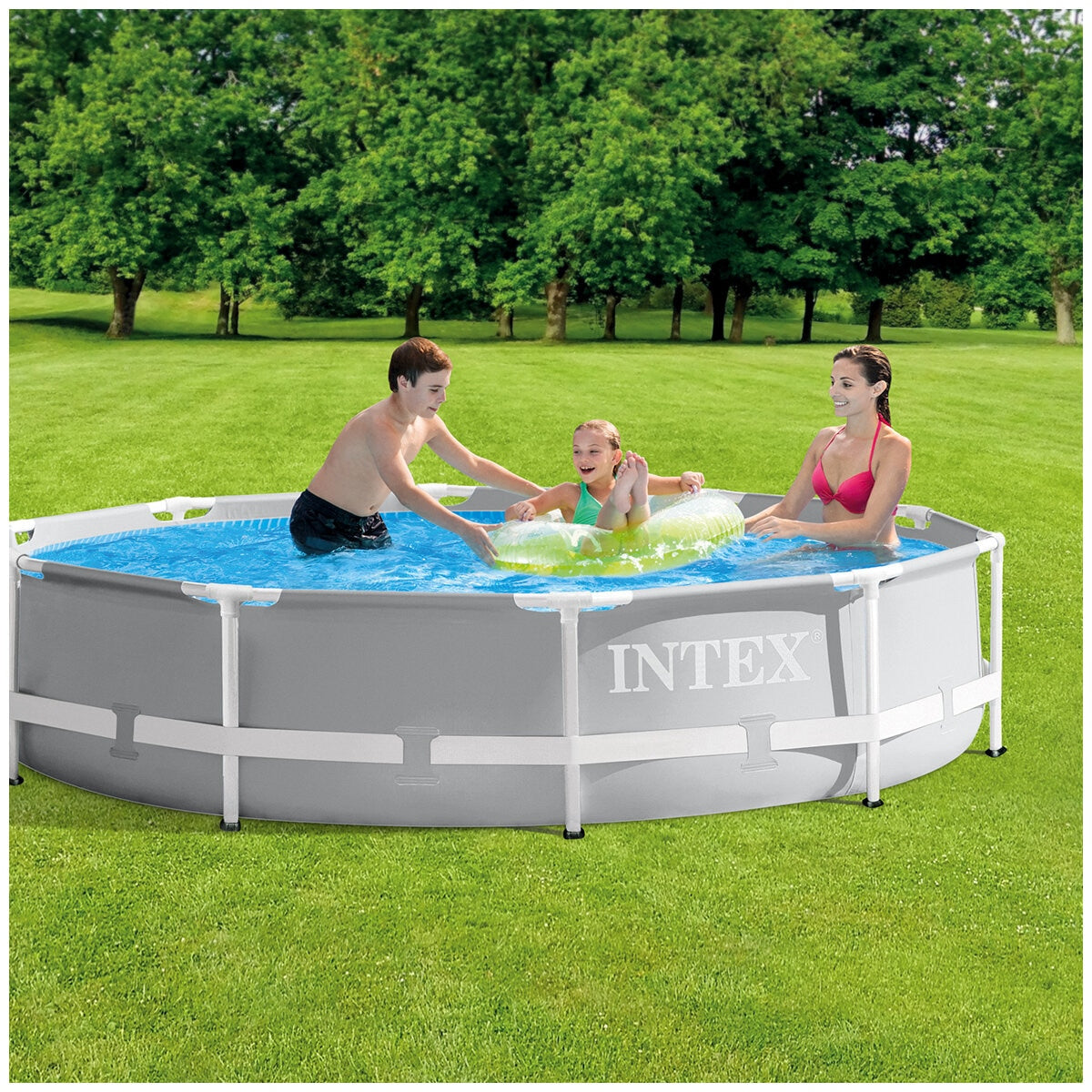 Buy Intex Prism Frame Premium Pool Set 3.05M x 76cm - MyDeal Australia