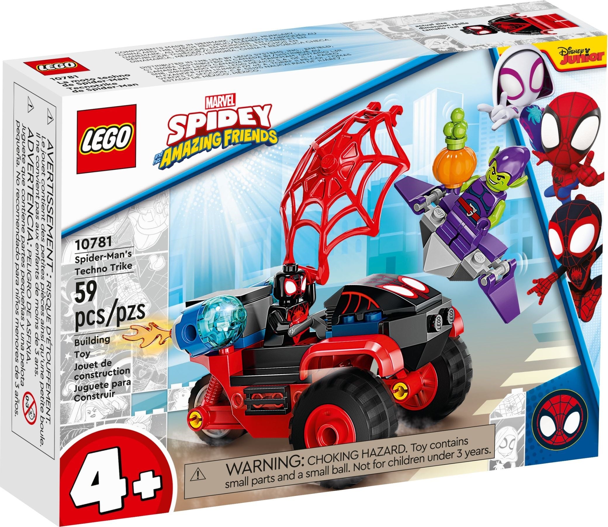 Buy LEGO 10781 Super Heroes Miles Morales: Spider-Man's Techno Trike ...