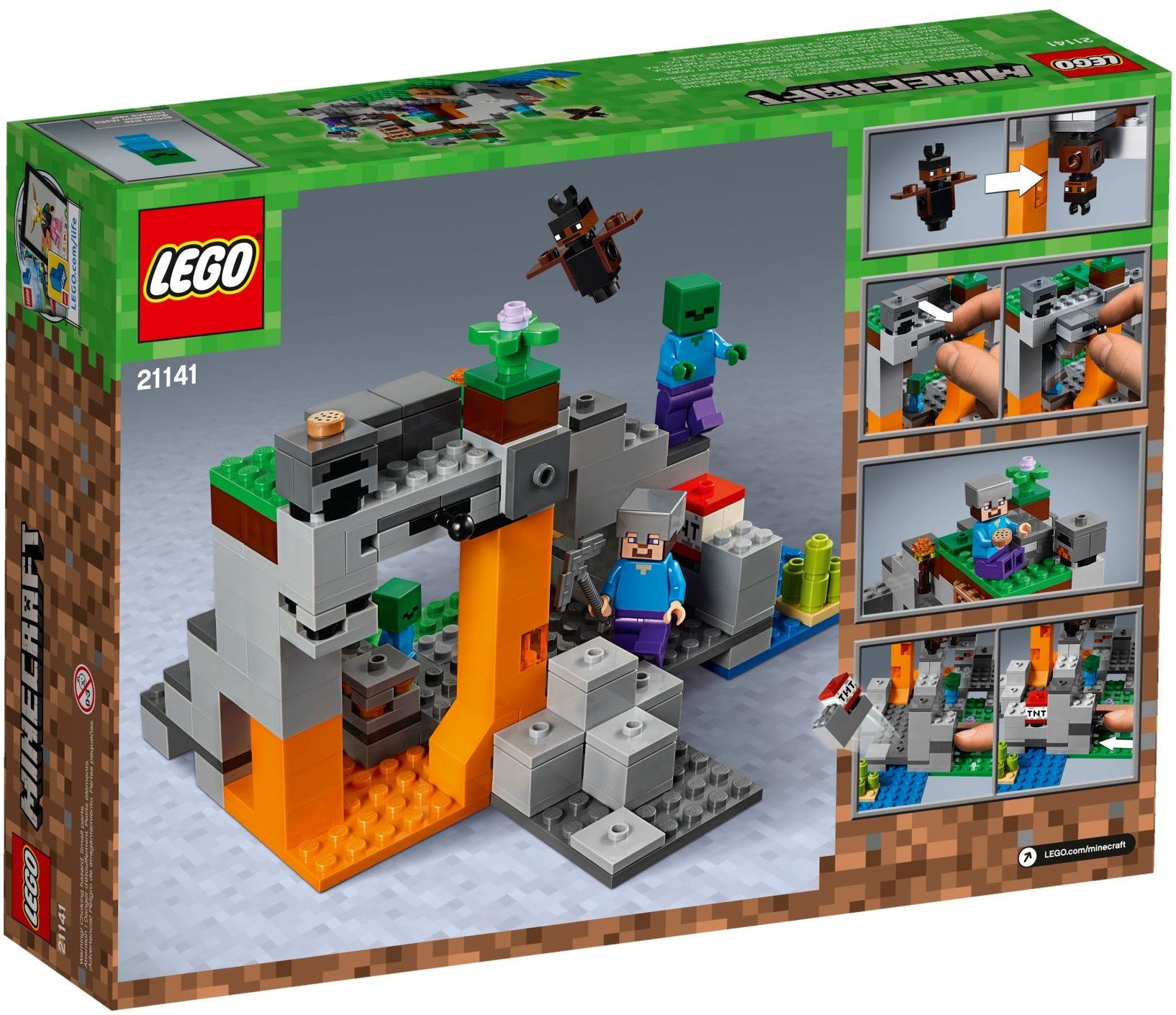 Buy LEGO 21141 The Zombie Cave Minecraft Set - MyDeal Australia