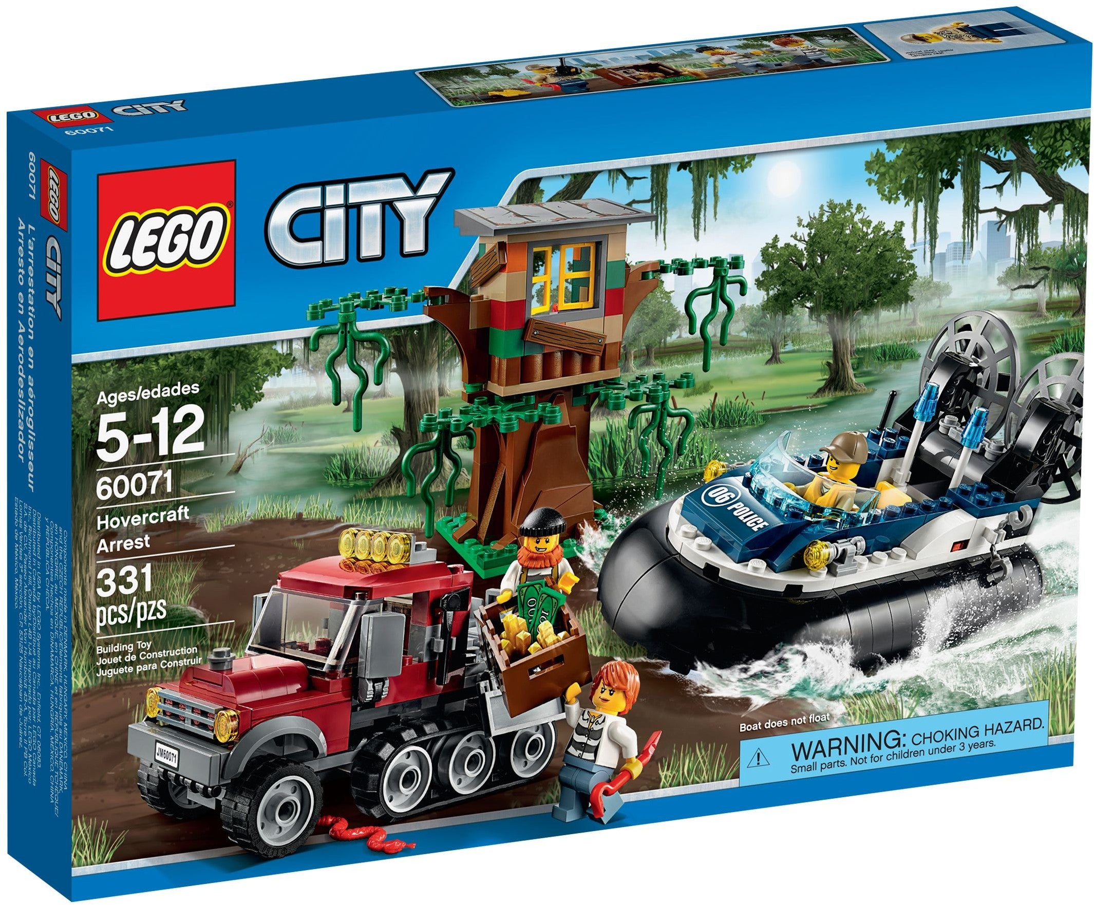 Buy LEGO 60071 Police Hovercraft Swamp Chase - MyDeal Australia