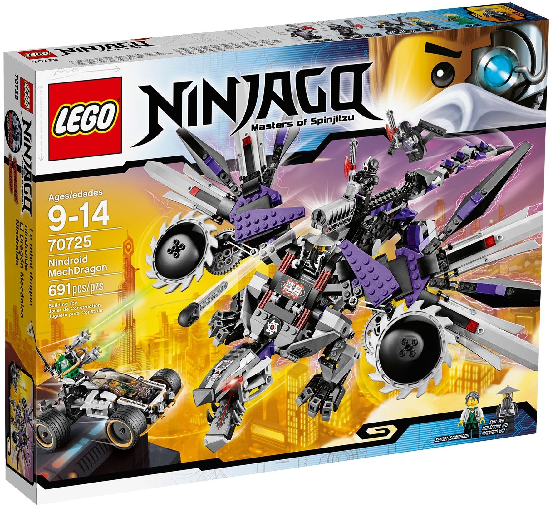 Buy LEGO 70725 Nindroid MechDragon: Ninja vs. Evil Wu - MyDeal Australia