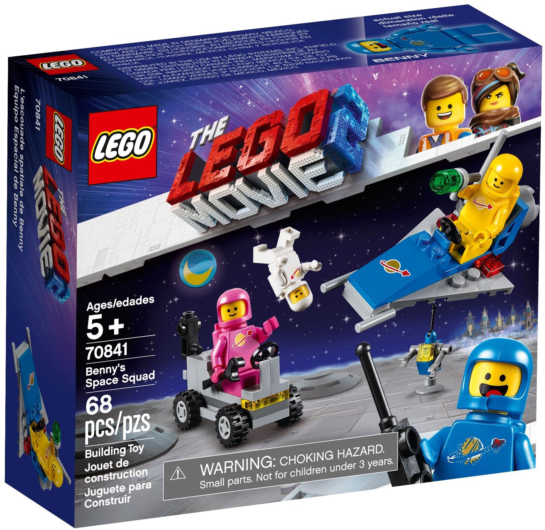 Buy LEGO 70841 Benny's Space Squad Spaceship & Lunar Buggy Playset ...