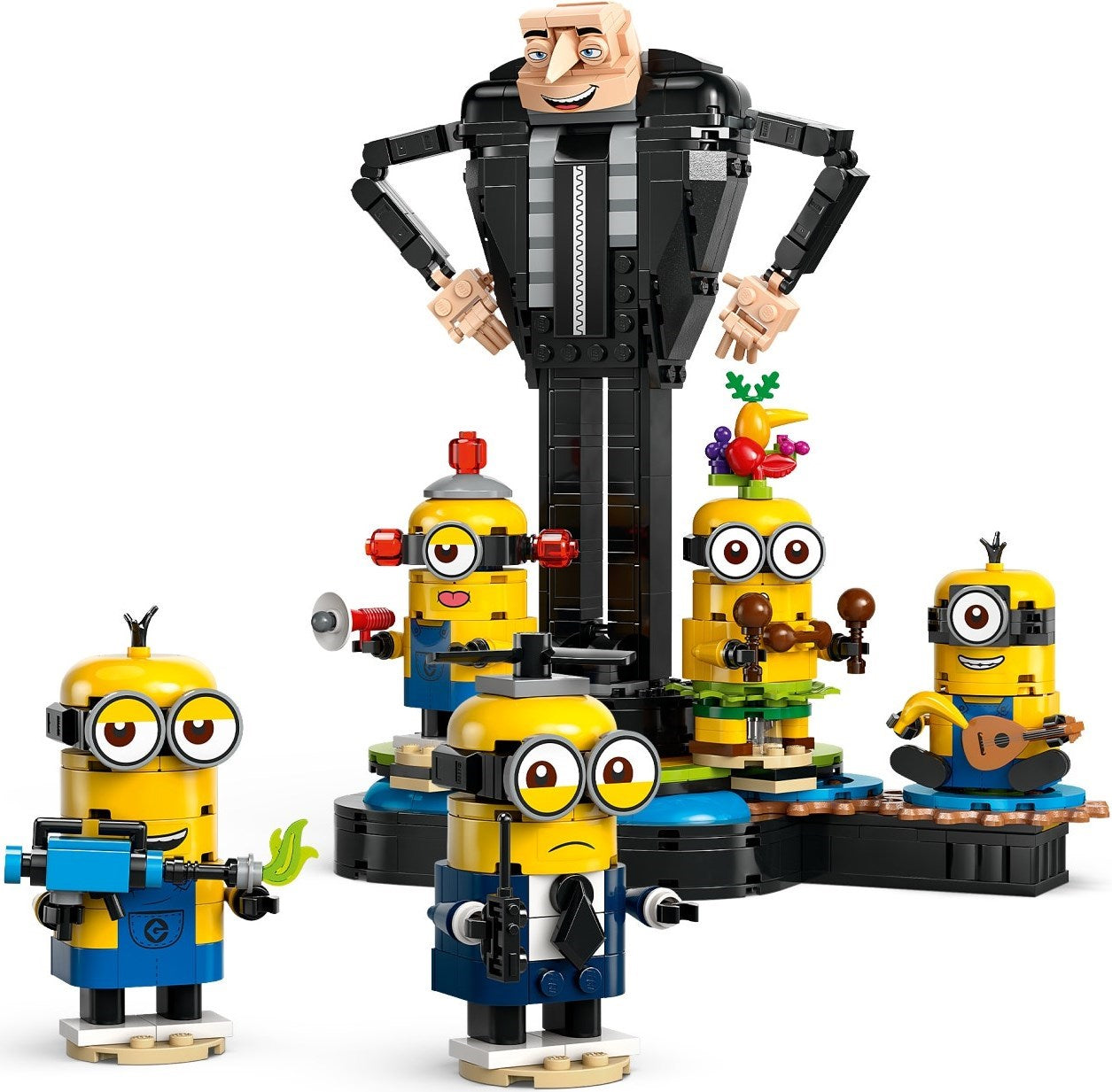 Buy LEGO 75582 Despicable Me Brick-Built Gru and Minions - MyDeal Australia