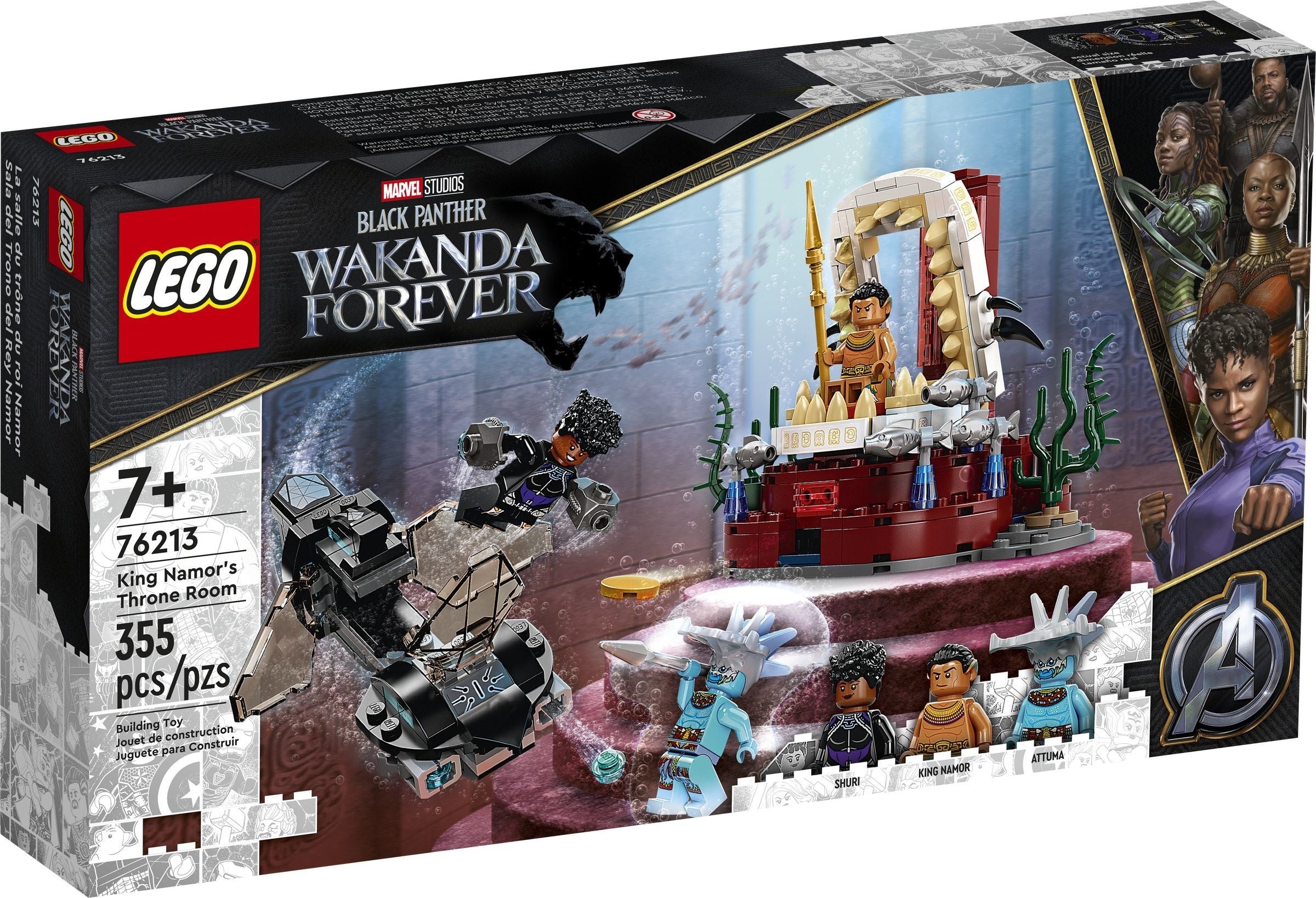 Buy LEGO 76213 King Namor's Throne Room - MyDeal Australia