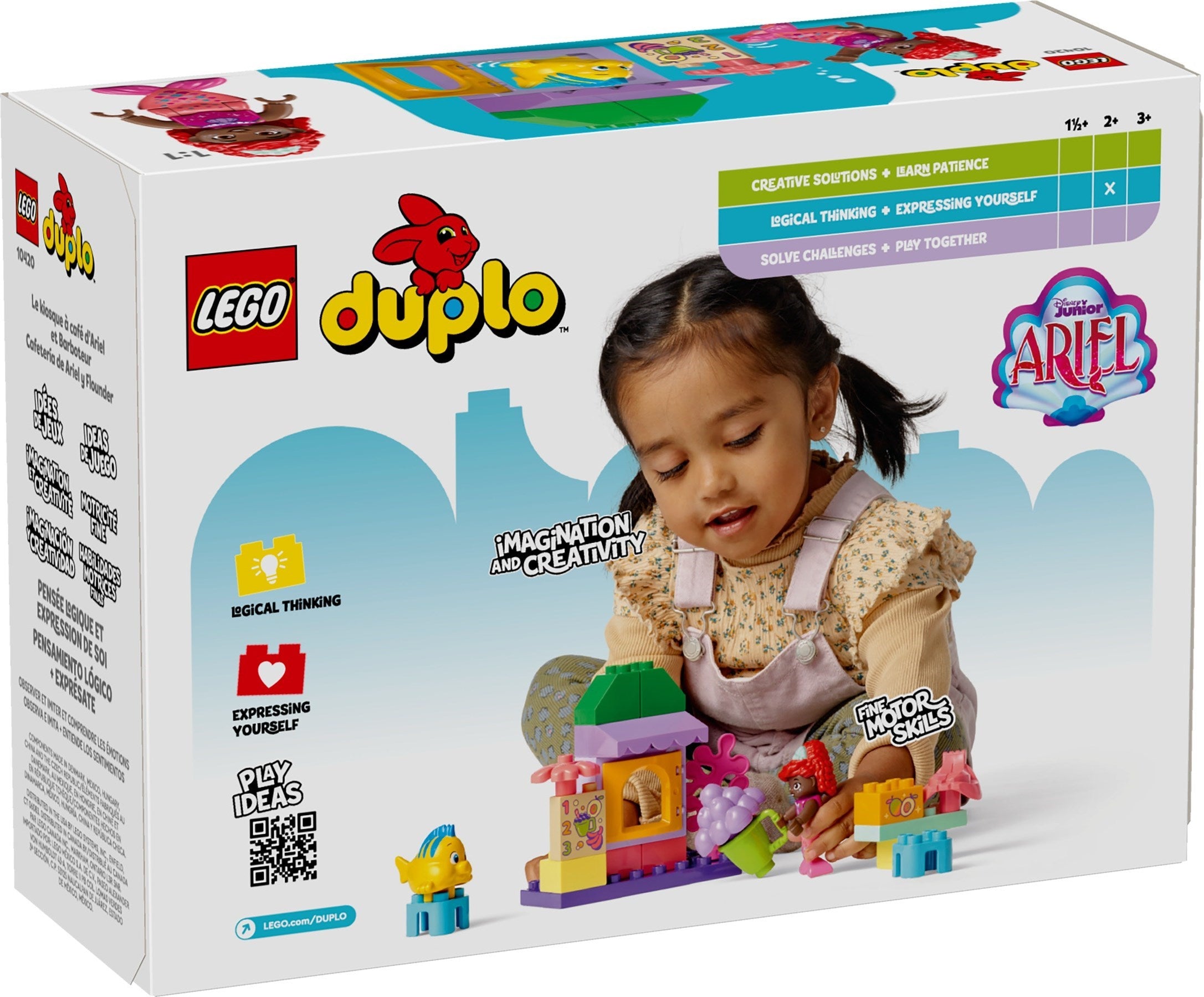 Buy LEGO DUPLO 10419 Ariel and Flounder's Cafe Stand - MyDeal Australia