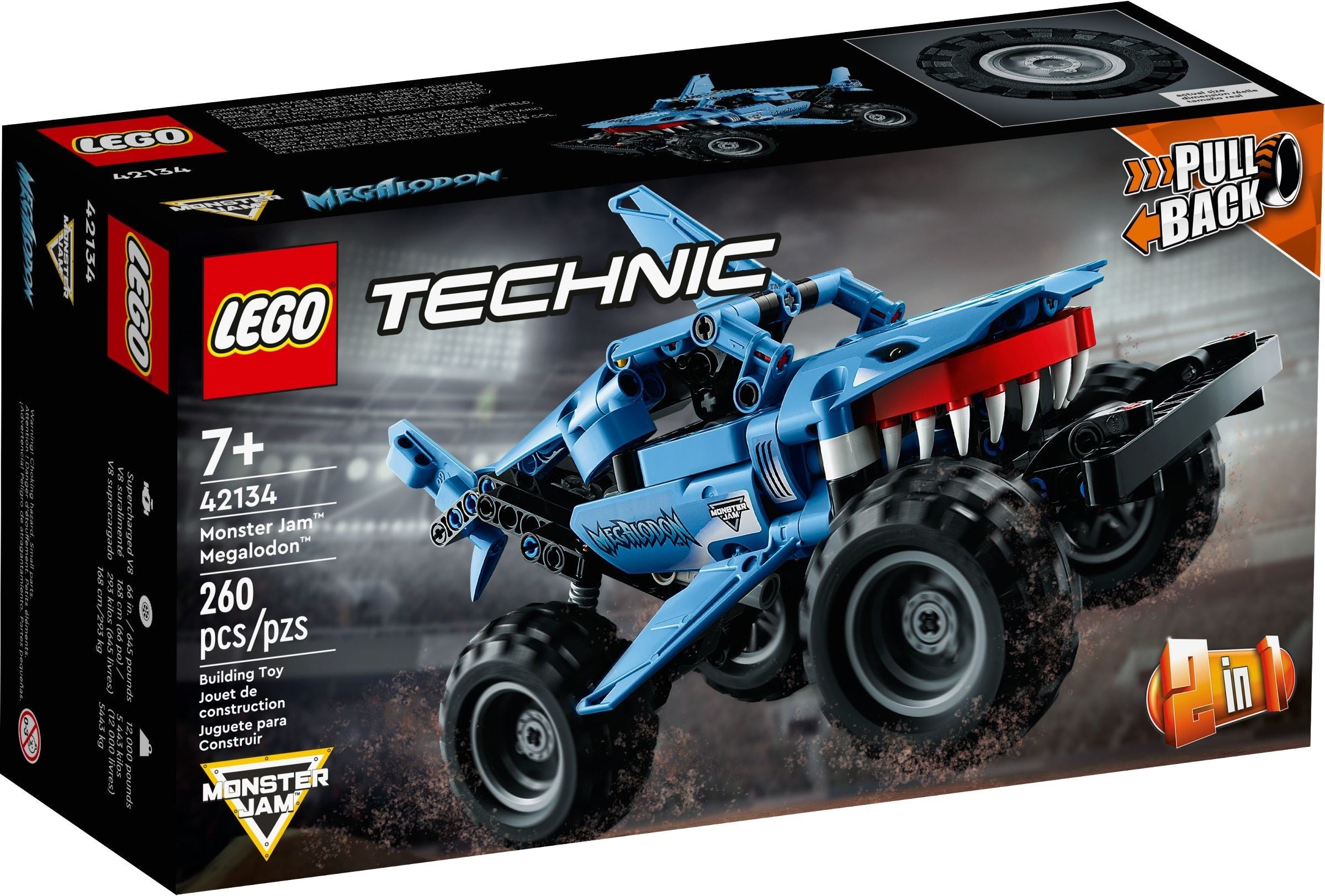 Buy Lego Technic 42134 Monster Jam Megalodon - MyDeal Australia