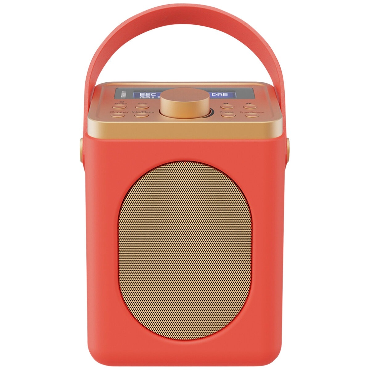 Buy Majority Little Shelford Bluetooth & DAB Radio with Bluetooth Red ...